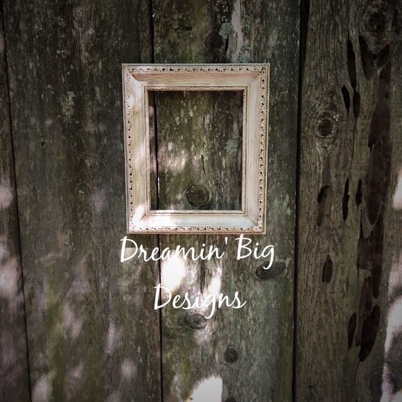 Dreamin’ Big Designs | Accents | Aged Cashmere Hand Painted Open Back ...